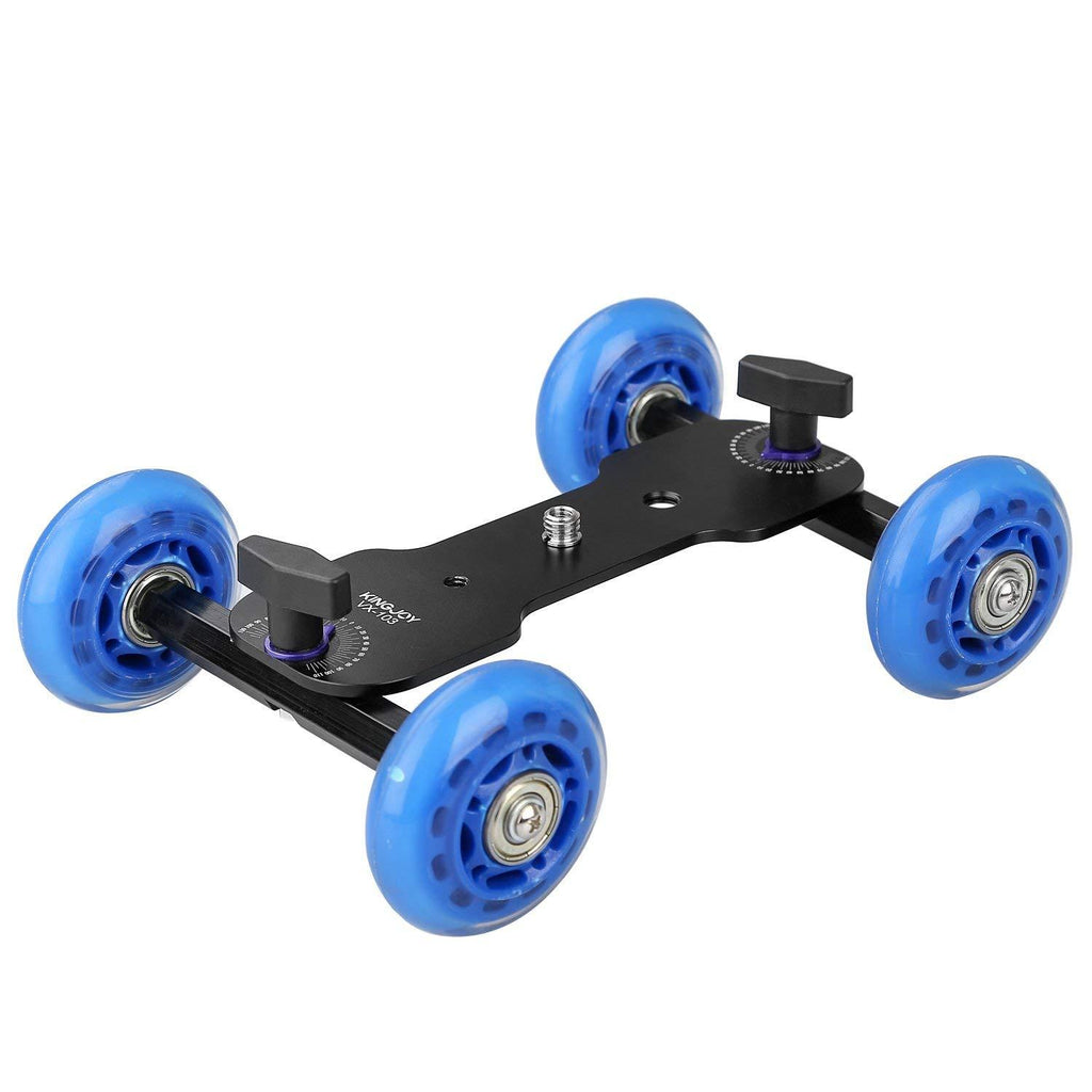 KINGJOY VX-103 Tabletop Mobile Rolling Slider Dolly Car,Skater Video T ...